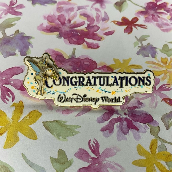 Disney | Accessories | Tinker Bell Congratulations Walt Disney World ...